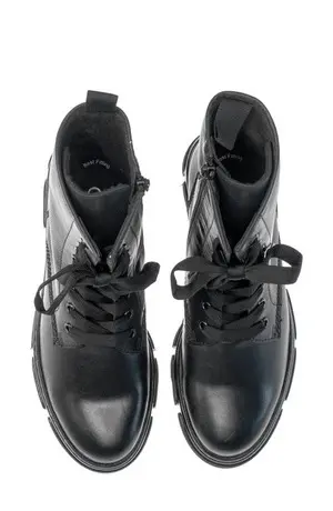Gabor Leather Combat Boots