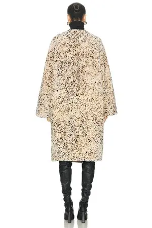 TOTEME Stracciatella Shearling Coat