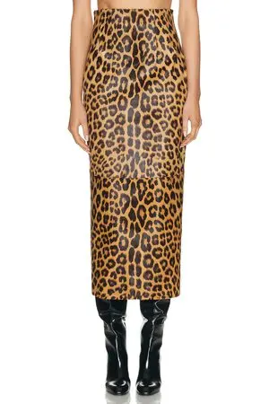 Khaite Loxley Skirt - Leopard