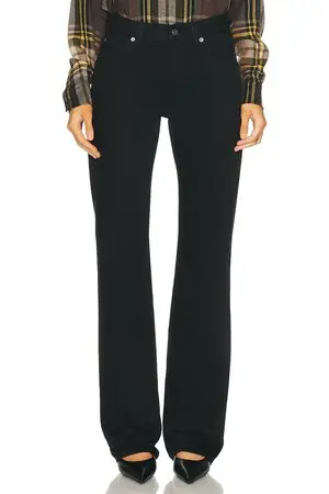 Saint Laurent Nico Straight Leg - Black Dye