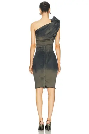 Rick Owens Twist Denim Dress