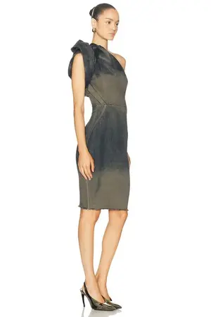 Rick Owens Twist Denim Dress