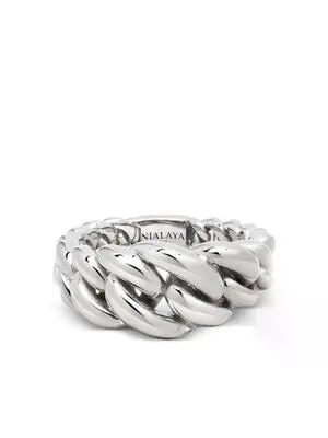 NIALAYA JEWELRY Sterling Curb Ring