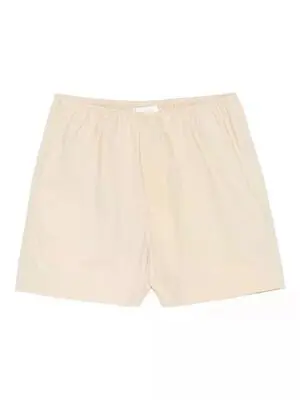 Nanushka Cotton Drawstring Shorts - Neutrals