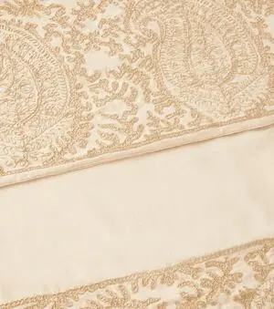 LES-OTTOMANS Embroidered Cotton Tablecloth