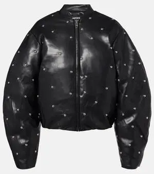 ROTATE BY BIRGER CHRISTENSEN Studded Puffer Jacket