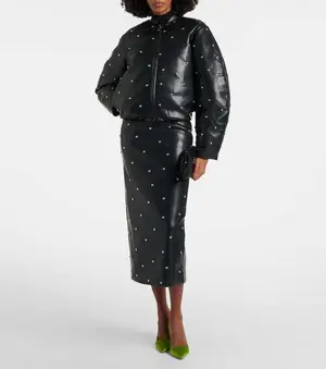 ROTATE BY BIRGER CHRISTENSEN Studded Puffer Jacket