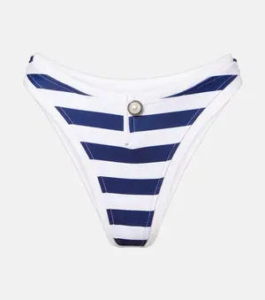 SAME Grace Striped Bikini Bottom