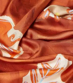 ALEMAIS Soleil D'amour Silk Scarf