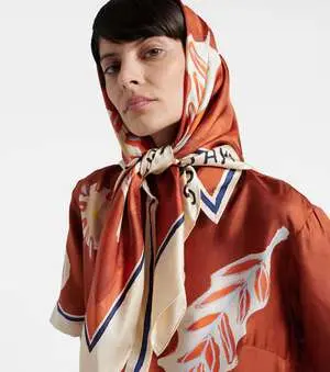 ALEMAIS Soleil D'amour Silk Scarf