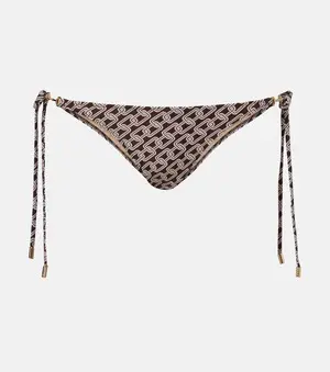 Melissa Odabash Menorca Printed Bikini Bottoms - Brown