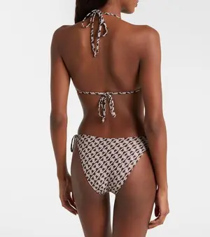 Melissa Odabash Menorca Printed Bikini Bottoms - Brown