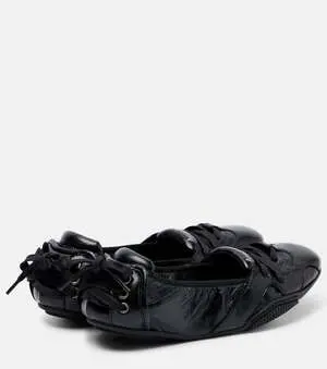 Acne Studios Leather Ballerina Flats