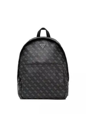 Guess Logo-pattern Backpack - Black