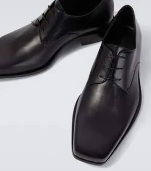 Balenciaga Concorde Leather Derby Shoes