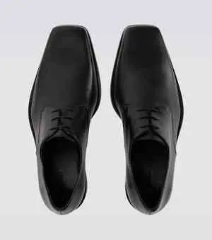 Balenciaga Concorde Leather Derby Shoes