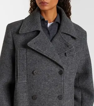 THE FRANKIE SHOP Scothern Virgin Wool Pea Coat