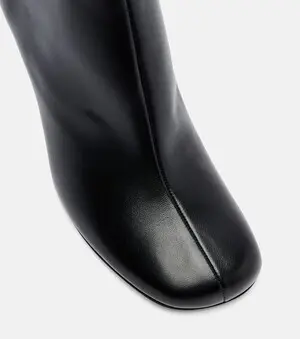 Le Monde Beryl Leather Ankle Boots - Black