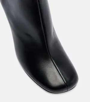 Le Monde Beryl Leather Ankle Boots - Black