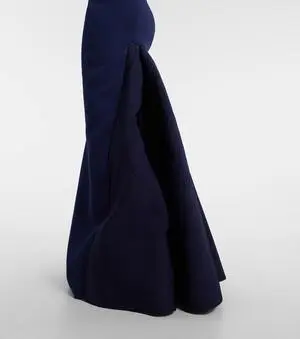 Safiyaa Sloane Embellished Crêpe Gown