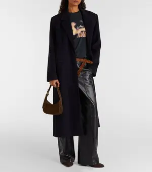 Staud Owen Suede Shoulder Bag - Brown