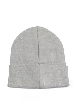 DONDUP Logo-plaque Beanie - Grey