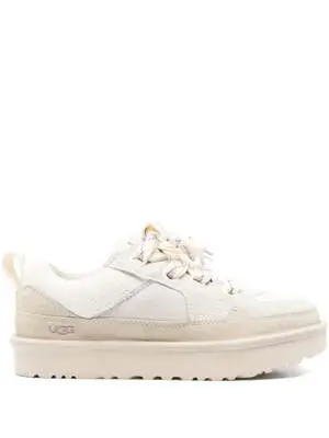UGG Lo Lowmel Mesh And Suede Sneakers - Beige