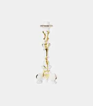LES-OTTOMANS Turquerie Ceramic Candle Holder - White