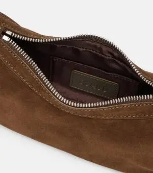 Staud Owen Suede Shoulder Bag - Brown