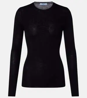 Prada Wool And Silk-blend Sweater