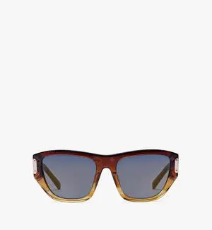 Mcm Monogram Square Sunglasses - Brown