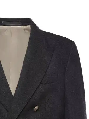 Eleventy Double-breasted Jacket - Grey