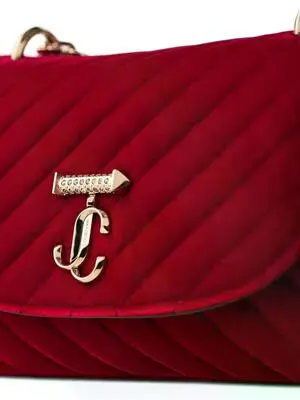 JIMMY CHOO Small Curve Cross Body Bag - Red