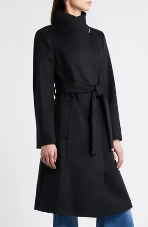 BOSS Calegan Wool & Cashmere Wrap Coat