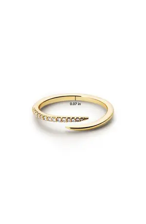 ANA LUISA Oren Cubic Zirconia Bypass Ring