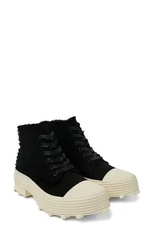 Camper Lab Traktori Lug Sole Boots - Dark Black