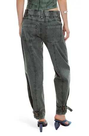 Desigual Belted Cuff Jeans