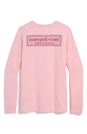 Vineyard Vines Long Sleeve Graphic Pocket Tee