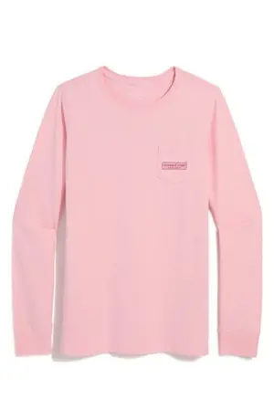 Vineyard Vines Long Sleeve Graphic Pocket Tee