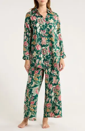Chan Luu Oversize Shirt & Pants Cotton Pajamas