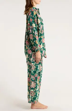 Chan Luu Oversize Shirt & Pants Cotton Pajamas