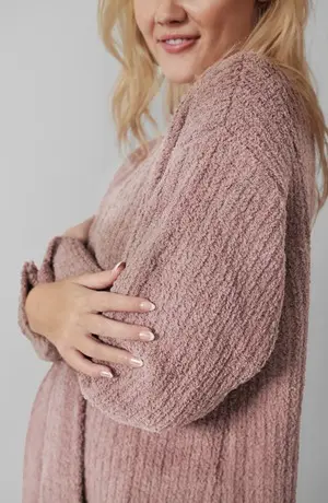 SUNDAY CITIZEN Rib-knit Cardigan Robe