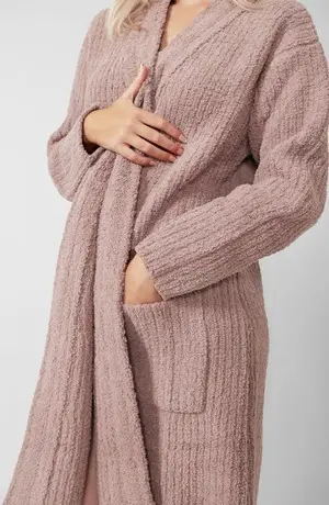 SUNDAY CITIZEN Rib-knit Cardigan Robe