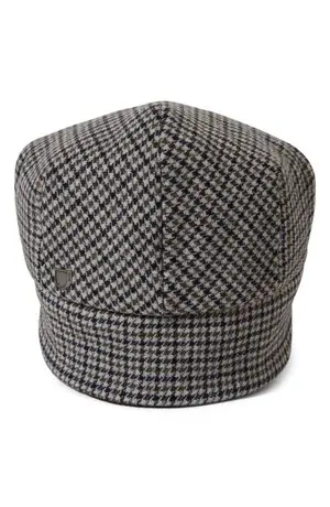 Brixton Hooligan Houndstooth Ear Flap Cap