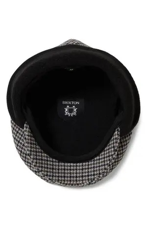 Brixton Hooligan Houndstooth Ear Flap Cap