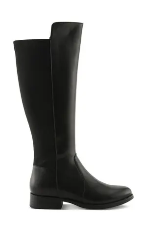 SPRING STEP SHOES Knee High Leather Boot - Black