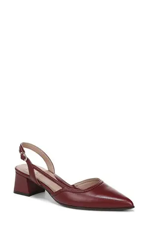 Naturalizer Mila Pointed Toe Slingback Pump - Cranberry Red