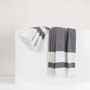 LANDS DOWNUNDER San Marino Throw - Ash Gray