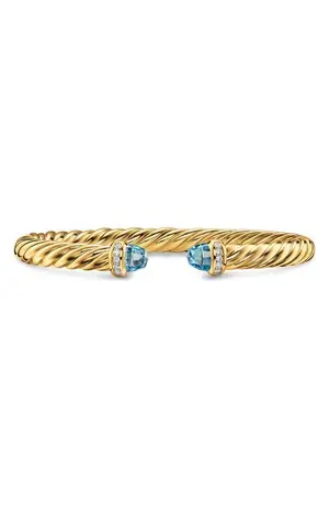 David Yurman Cablespira® Flex Bracelet - Blue Topaz