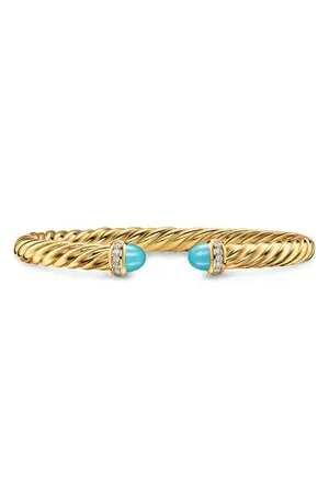 David Yurman Cablespira® Flex Bracelet - Turquoise